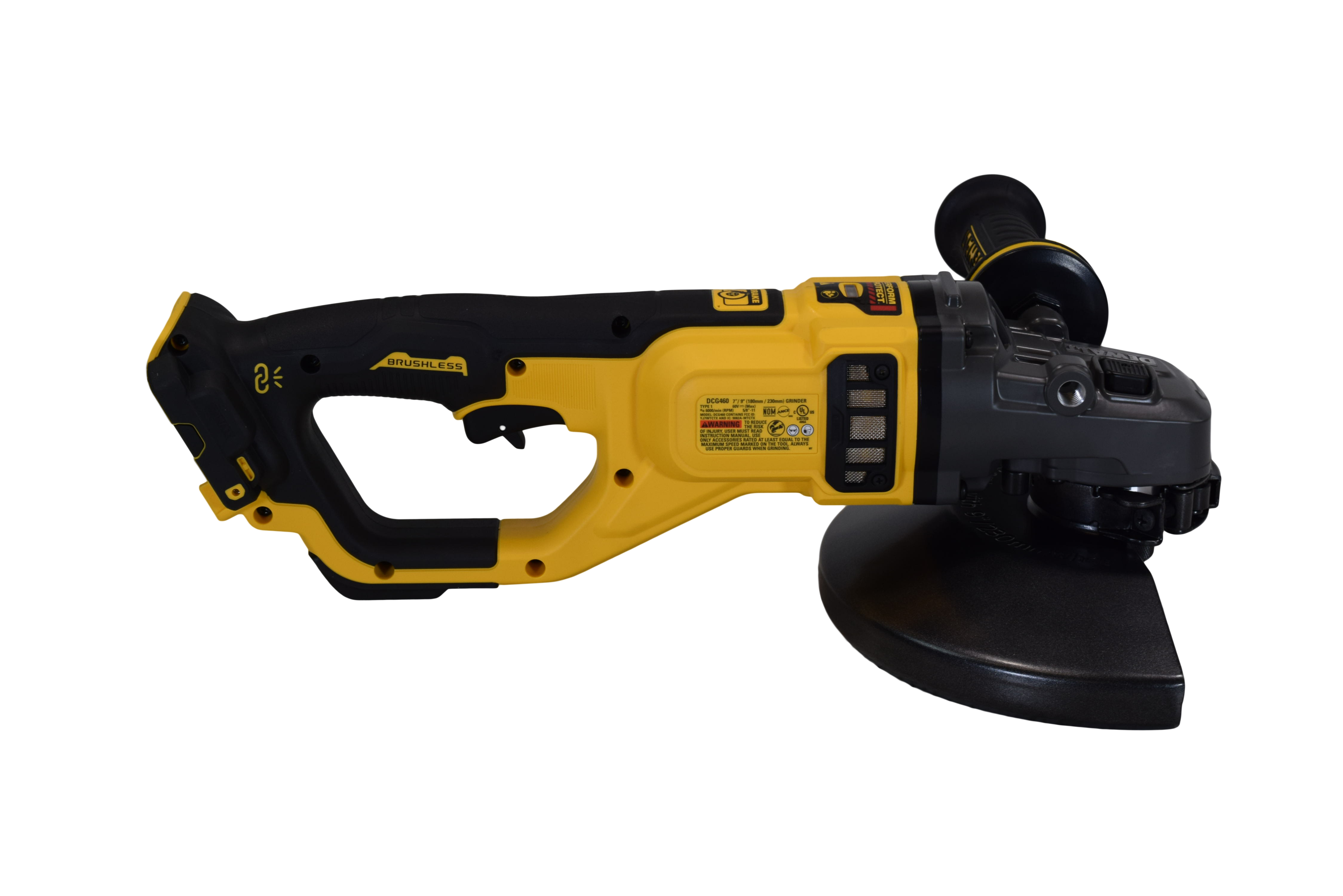 Dewalt DCG460B 60V MAX Cordless Brushless 7"-9" Large Angle Grinder ...